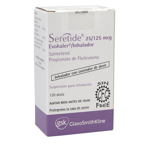 Seretide 25 Mcg/125 Mcg Suspensión Para Inhalacion