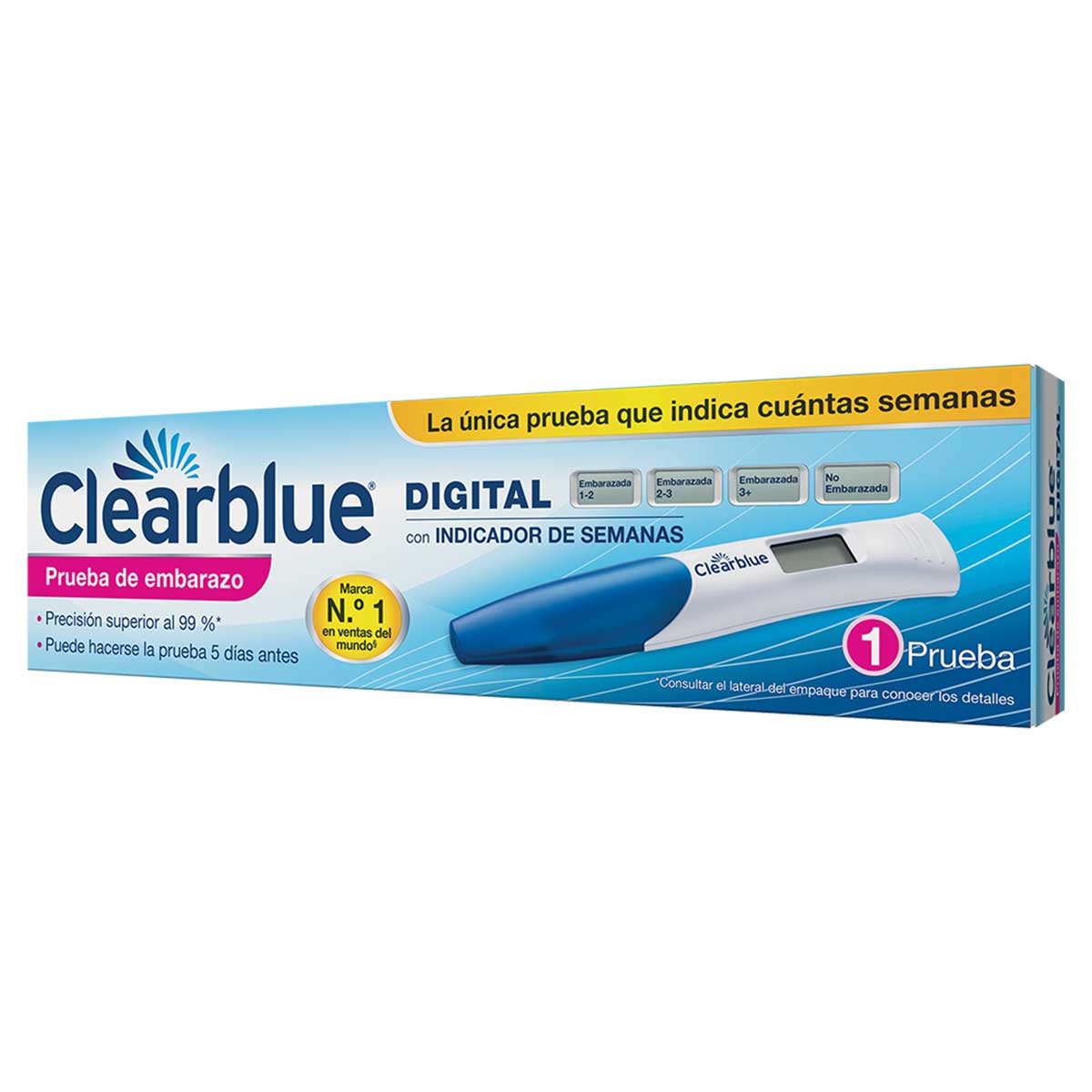 Prueba De Embarazo Clearblue Digital